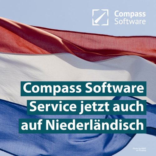 Compass Software Service jetzt auch auf Niederländisch | Compass Software