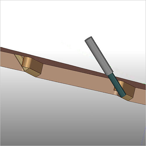 45° Mitre Joint for Riser-Stringer-Connection | Compass Software